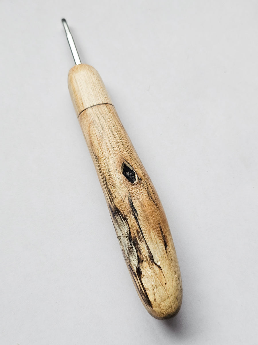 04.50mm Ambrosia Maple + Driftwood Metal Crochet Hook (Item #167 ...