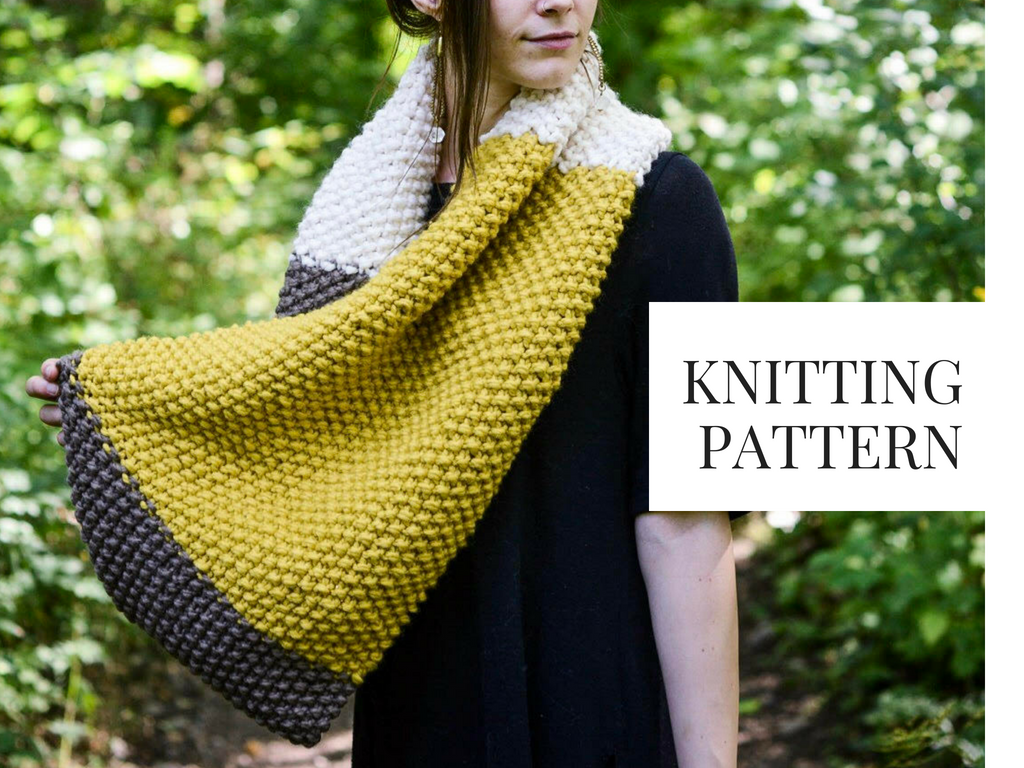 Knit Pattern: Moss Trail Infinity Scarf – knitbrooks